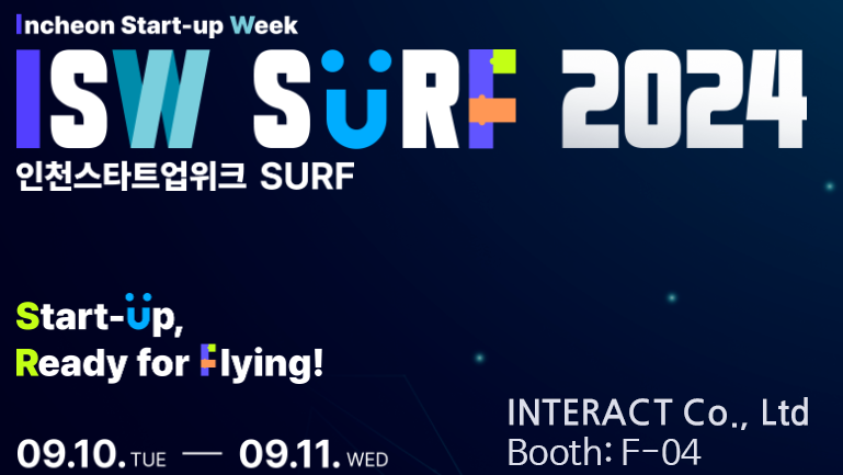 INTERACT Co., Ltd., Participation in “Incheon Startup Week SURF2024 ...